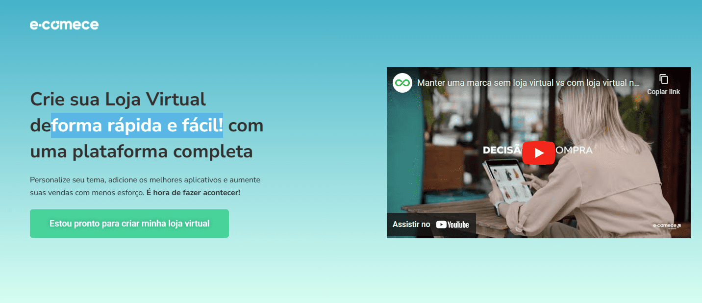 Sua loja profissional com a ecomece 2 - ecomece